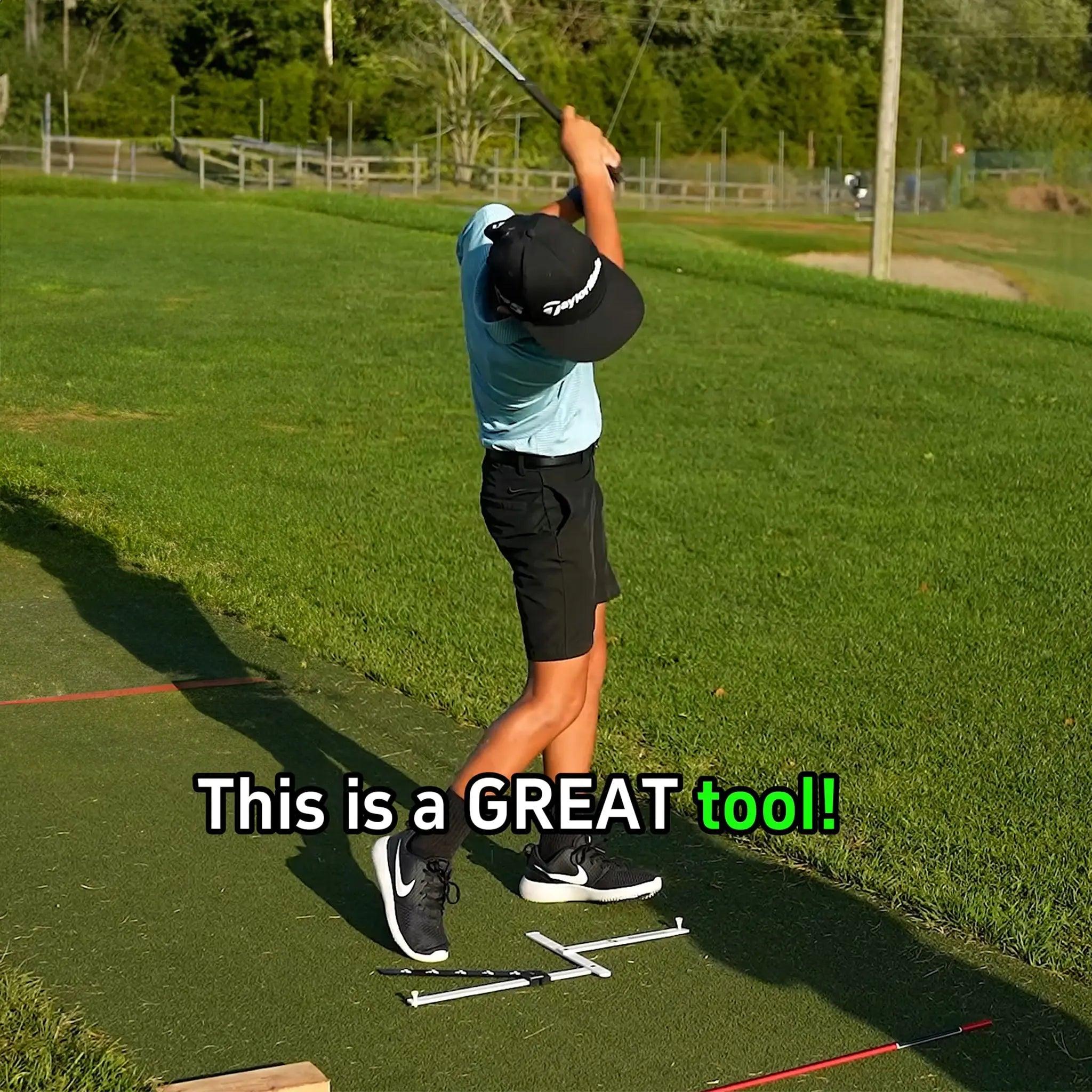Stance Caddy | Golf Stance, Alignment, and Ball Position Training Aid